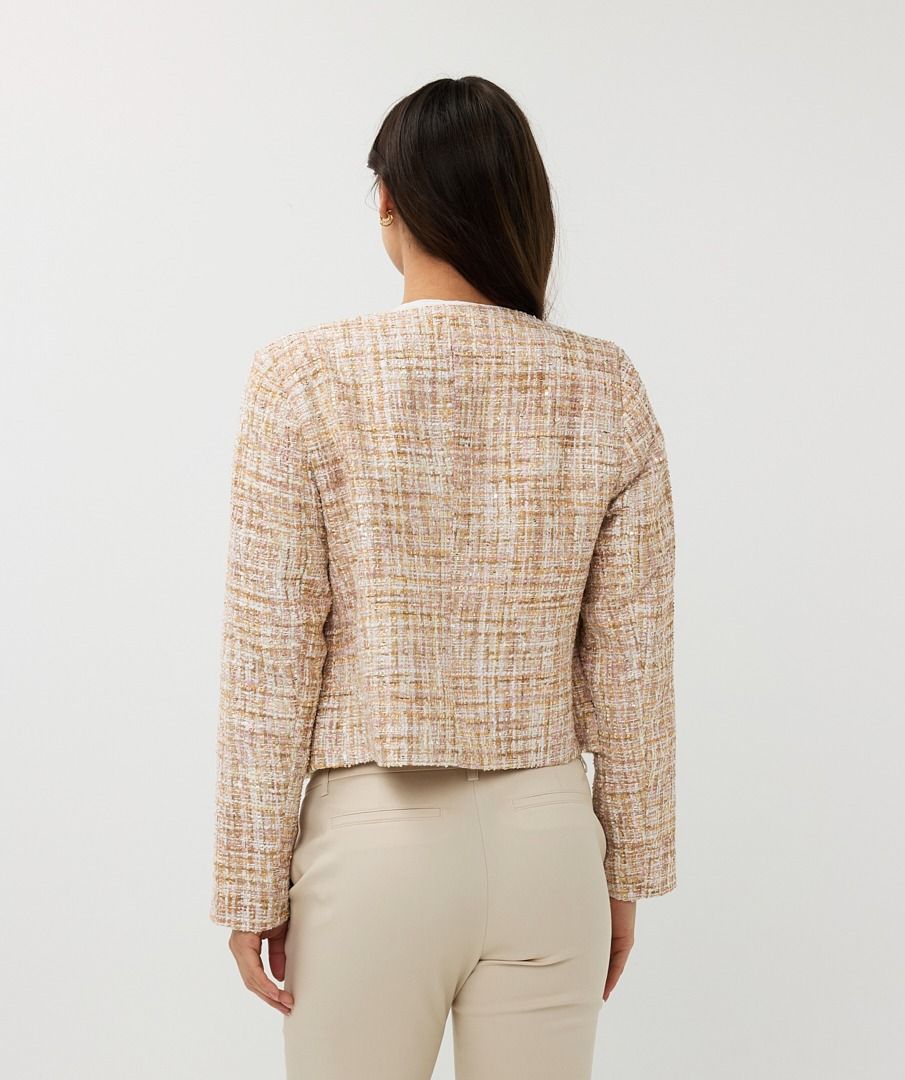 Esqualo Tweed Jacket - Pink – Chapter 38 Corbridge